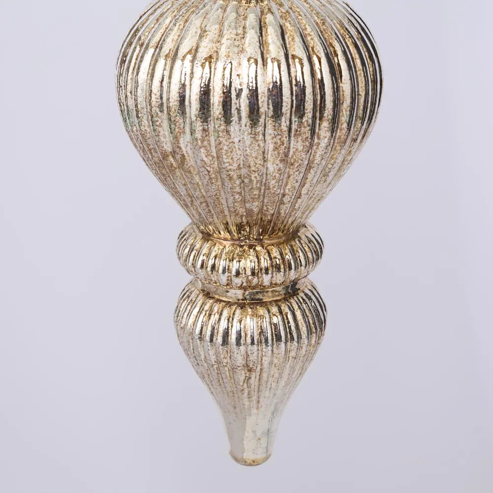 Antiqued Glass Hanging Finial Large – Well Versed Homes