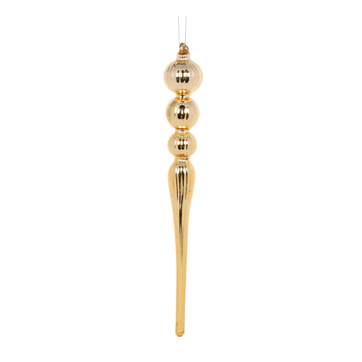 High Shine Gold Ripple Finial – Well Versed Homes